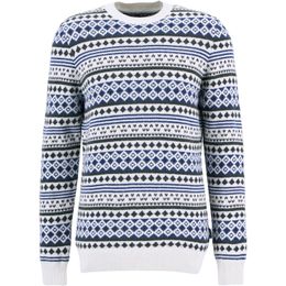 Barbour Pullover Easdale Fair Isle Whisper White (Gr&ouml;&szlig;e: M)