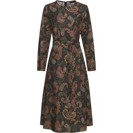 Reitmayer Kleid mit Paisley-Print Schwarz/Gr&uuml;n (Gr&ouml;&szlig;e: 42)