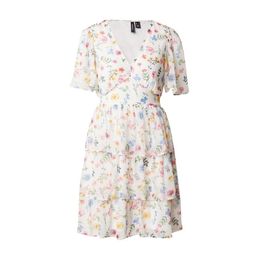 Véro Moda VERO MODA Kleid 'VMSILLE' Damen Größe 36 grasgrün / orange / rosa / weiß