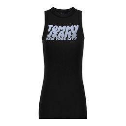 Tommy Jeans Kleid Damen Gr&ouml;&szlig;e 42 schwarz / wei&szlig;