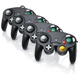 CSL 4x Nintendo-Controller, Gamepad f&uuml;r Nintendo GameCube / Wii Vibrationseffekte / ergonomisch