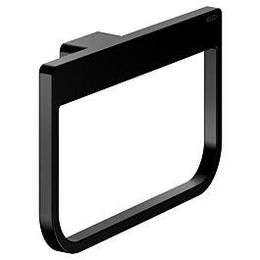 KEUCO AVENO Handtuchring 14621370000 24 cm, schwenkbar, zum Kleben/Schrauben, schwarz matt