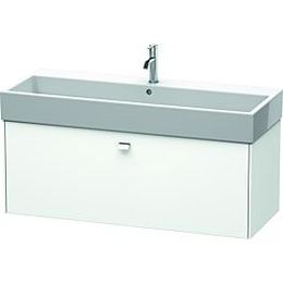 Duravit Brioso Waschtischunterbau BR405701018 1184x459mm, Weiß Matt, 1 Auszug, Griff Chrom