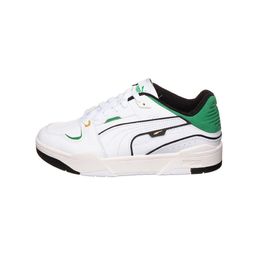 Puma Sneakers "Slipstream Bball" in Weiß/ Grün/ Schwarz - 64% | Größe 38,5 | Herrensneakers