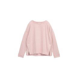 Tom Tailor Damen Sweatshirt mit Streifenmuster, rosa, Gestreift, Gr. XL