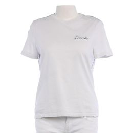 Lacoste Shirt Damen Gr&ouml;&szlig;e M Second Hand hellgrau