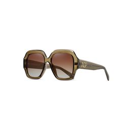 Avant-garde Paris Sunglasses 'Square Delia' female Green size Onesize