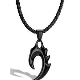 Serasar Necklace 'Flame' male Black size 60cm