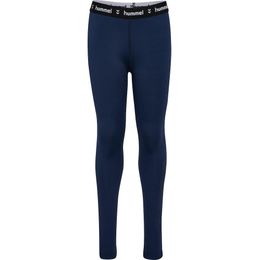 Hummel Sporthose 'Pulse' M&auml;dchen Gr&ouml;&szlig;e 152 blau / schwarz