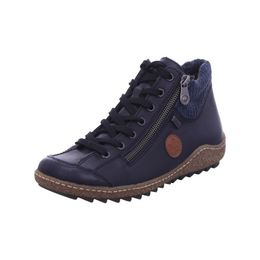 Rieker Lace-Up Ankle Boots female Blue size 38
