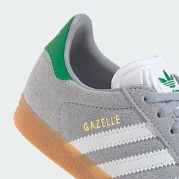 adidas originals Sneaker 'Gazelle' Jungen Gr&ouml;&szlig;e 28.5 grau / gr&uuml;n / wei&szlig;