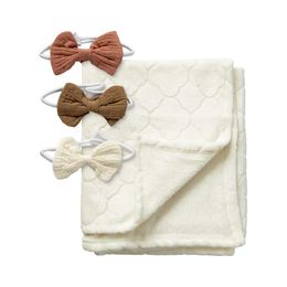 Rock A Bye Baby Boutique Baby Blanket 'Classic' kids Beige size One Size