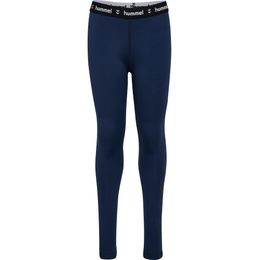 Hummel Sporthose 'Pulse' M&auml;dchen Gr&ouml;&szlig;e 152 blau / schwarz