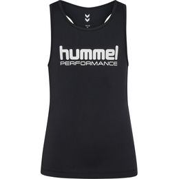 Hummel Sporttop 'Pulse' M&auml;dchen Gr&ouml;&szlig;e 134/140 schwarz / wei&szlig;