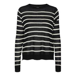 V&eacute;ro Moda Vero Moda Pullover 'Nova' Damen Gr&ouml;&szlig;e XXL schwarz / wei&szlig;