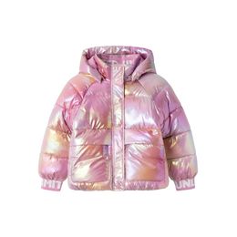 name it Jacke 'NKFMalan' M&auml;dchen Gr&ouml;&szlig;e 116 goldgelb / altrosa