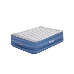 Bestway TriTech Doppelluftbett mit integrierter Elektropumpe in Blau ab 0 Monate | Gr.: onesize