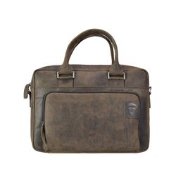 Strellson Richmond Aktentasche Leder 40 cm Laptopfach in dark brown | Gr.: onesize