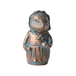 Beliani Gartenfigur LOLA in Braun/Blau - (W) 22 x (H) 37 x (L) 16 cm | Gr.: onesize
