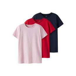 TWO SOON 3er-Pack T-Shirt in Parfait Pink | Gr.: 86/92