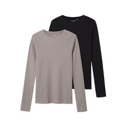 TWO SOON 2er-Pack T-Shirt in Black | Gr.: 110/116