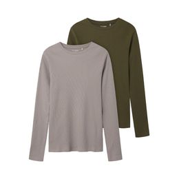 TWO SOON 2er-Pack T-Shirt in Winter Moss | Gr.: 110/116
