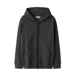 name it Sweatjacke in Dark Grey Melange | Gr.: 158/164