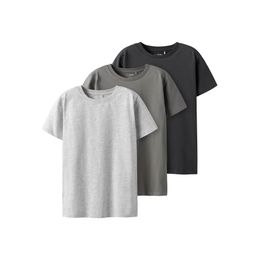 TWO SOON 3er-Pack T-Shirt in Asphalt | Gr.: 146/152