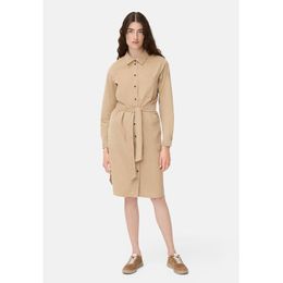 Camel Active Langarmkleid mit Tailleng&uuml;rtel in Karamell | Gr.: M