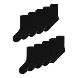 TWO SOON 10er-pack Socken in Black | Gr.: 40-42