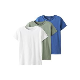 TWO SOON 3er-Pack T-Shirt in Bright White | Gr.: 158/164
