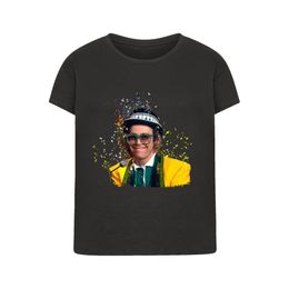 F4NT4STIC Box Tee TV Times Elton John At The Piano 1977 in schwarz | Gr.: XL