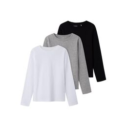 TWO SOON 3er-Pack T-Shirt in Black | Gr.: 134/140