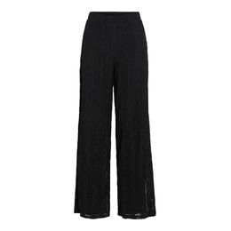 Vila Wide Leg Hose in Black Beauty | Gr.: S