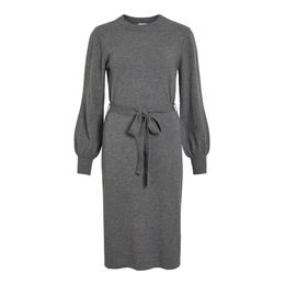 Vila Strickkleid in Medium Grey Melange | Gr.: XL