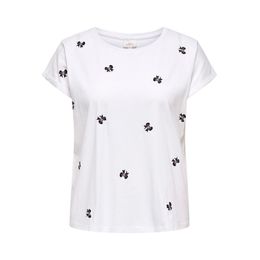 Only Carmakoma T-shirt in Bright White | Gr.: S