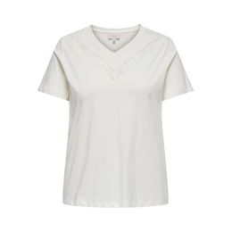 Only Carmakoma T-shirt in Cloud Dancer | Gr.: S