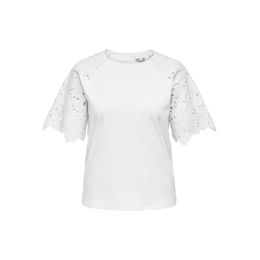 Only Carmakoma T-shirt in Cloud Dancer | Gr.: S