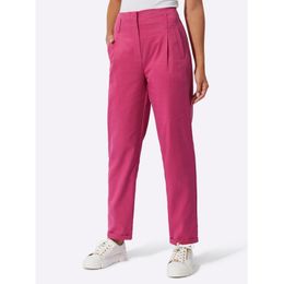 CR&Eacute;ATION L creation L Lyocell-Polyester-Hose in fuchsia | Gr.: 38