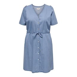 Only Carmakoma Jeanskleid in Light Blue Denim | Gr.: 50