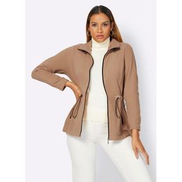 CR&Eacute;ATION L creation L Fleecejacke in camel | Gr.: 40