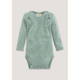hessnatur Langarmbody in mint | Gr.: 74/80