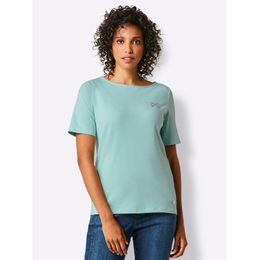 CR&Eacute;ATION L creation L Pima-Baumwoll-Shirt in mint | Gr.: 40