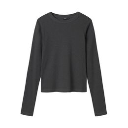 name it Oberteil mit langen &Auml;rmeln in Dark Grey Melange | Gr.: 122/128