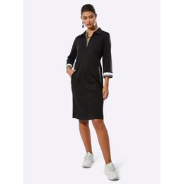 CR&Eacute;ATION L creation L Modal-Mix-Kleid in schwarz | Gr.: 42