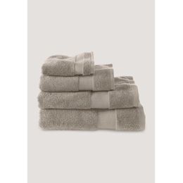 hessnatur Frottier Handtuch in beige | Gr.: 50 x 100 cm