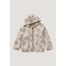 hessnatur Fleece Jacke in pastell lavendel | Gr.: 98/104