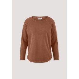 hessnatur Longsleeve Relaxed in rost | Gr.: 34