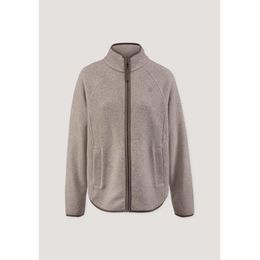 hessnatur Fleece Jacke in mandelbraun | Gr.: M
