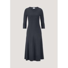 hessnatur Rib Kleid in marine | Gr.: 44